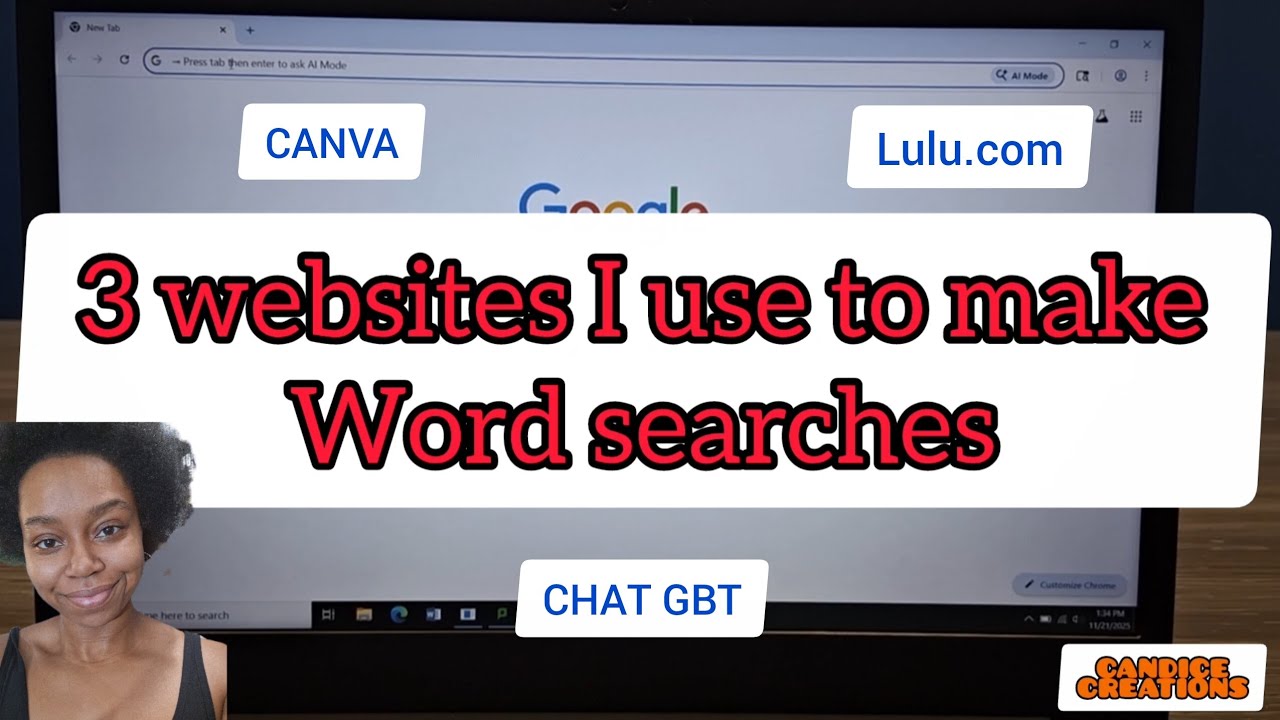 How I learned to create my own Word Search books - YouTube