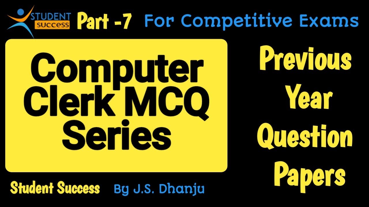Clerk Mcq Series Part 7 Computer Mcq Questions And Answers clerk-mcq-series-part-7-computer-mcq-questions-and-answers