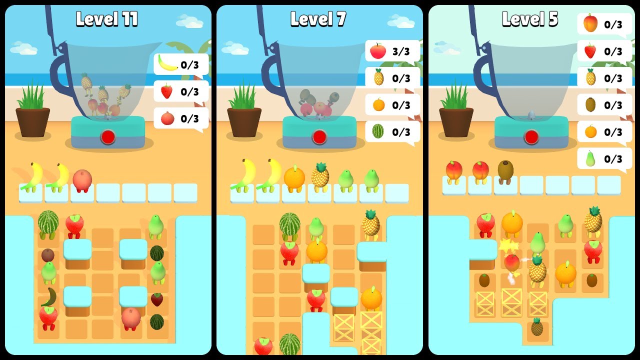 Juice block puzzle Game Gameplay Android Mobile - YouTube