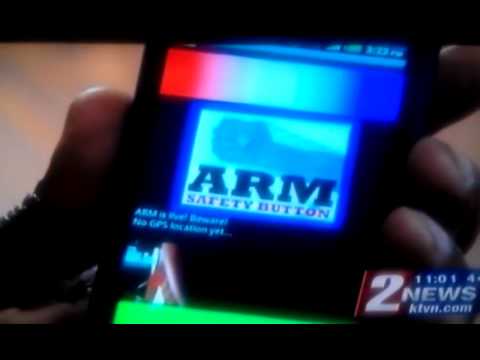 ARM Safety Button Channel 2 KTVN News - YouTube