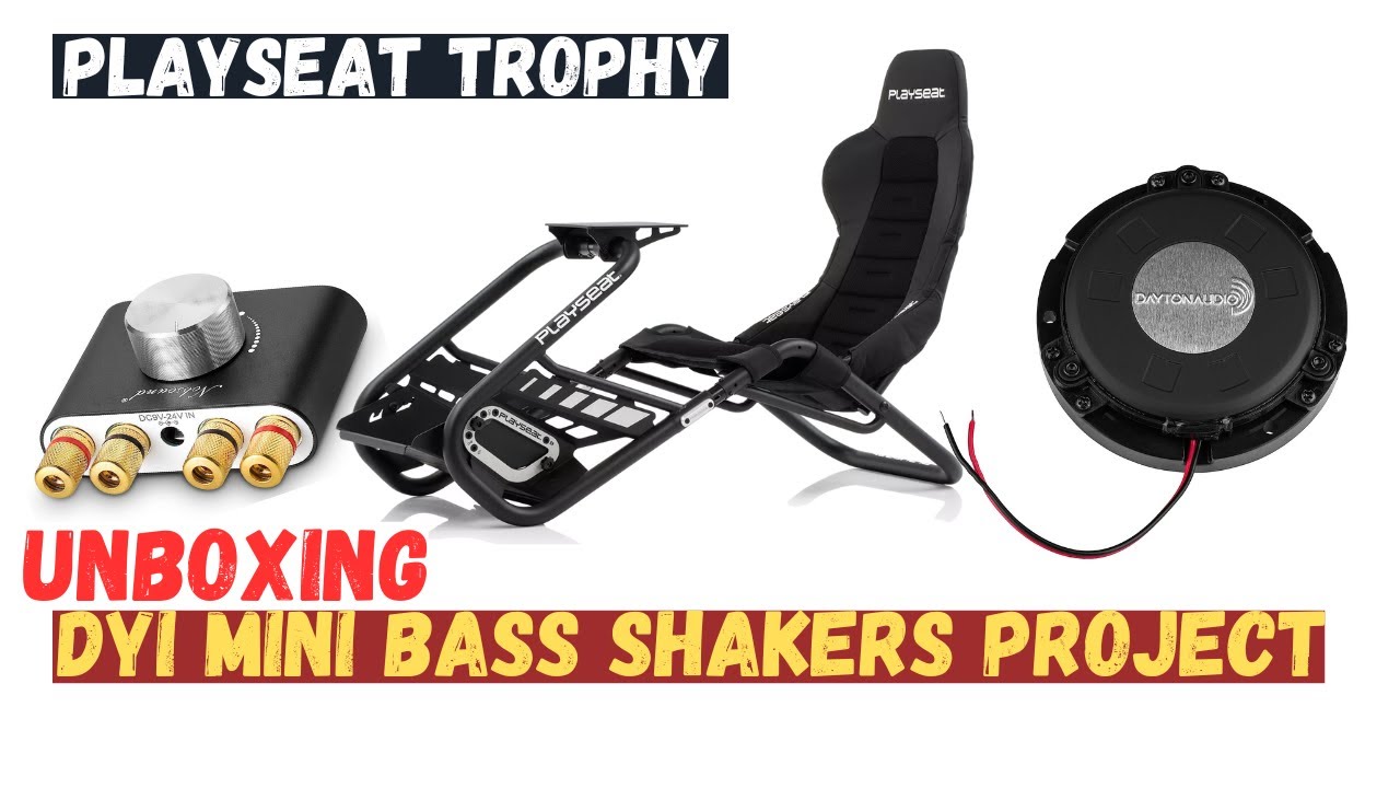Unboxing & Project plans | DYI Mini Bass Shaker for Playseat Trophy - YouTube
