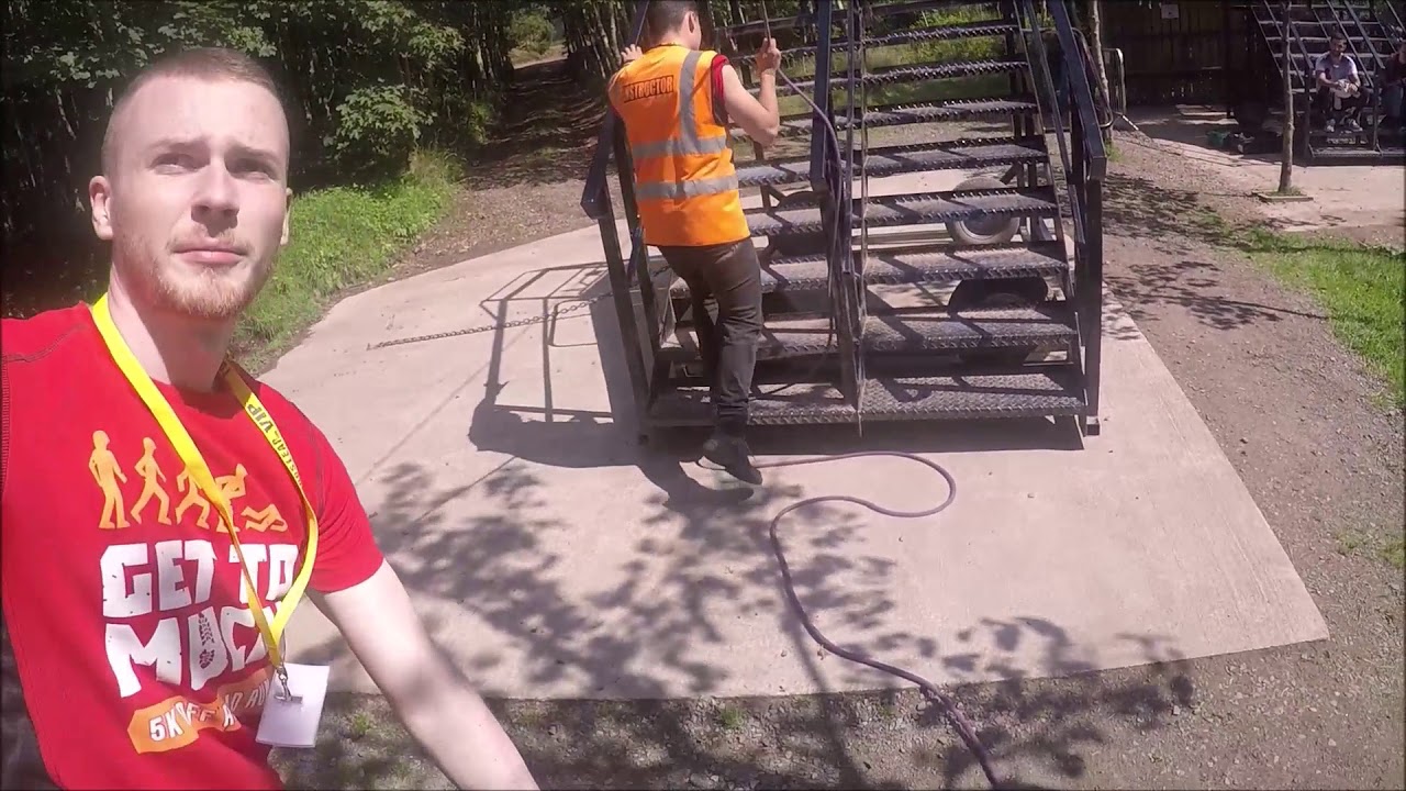 Todds Leap zip linning for our Megans 25th - YouTube