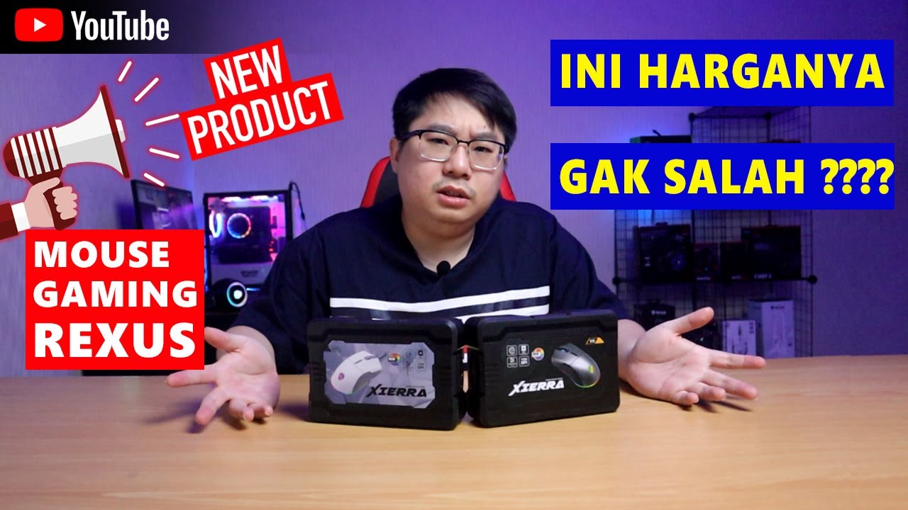 MOUSE 200 RIBUAN DIJUAL 100 RIBUAN !!!??? REXUS XIERRA X15 - YouTube