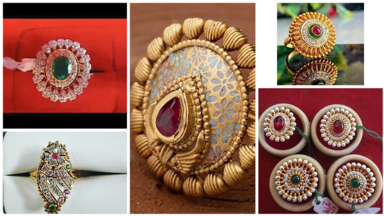 new trending gold ring designs 2024 | अंगूठी की बहुत ही खूबसूरत डिजाइंस ...