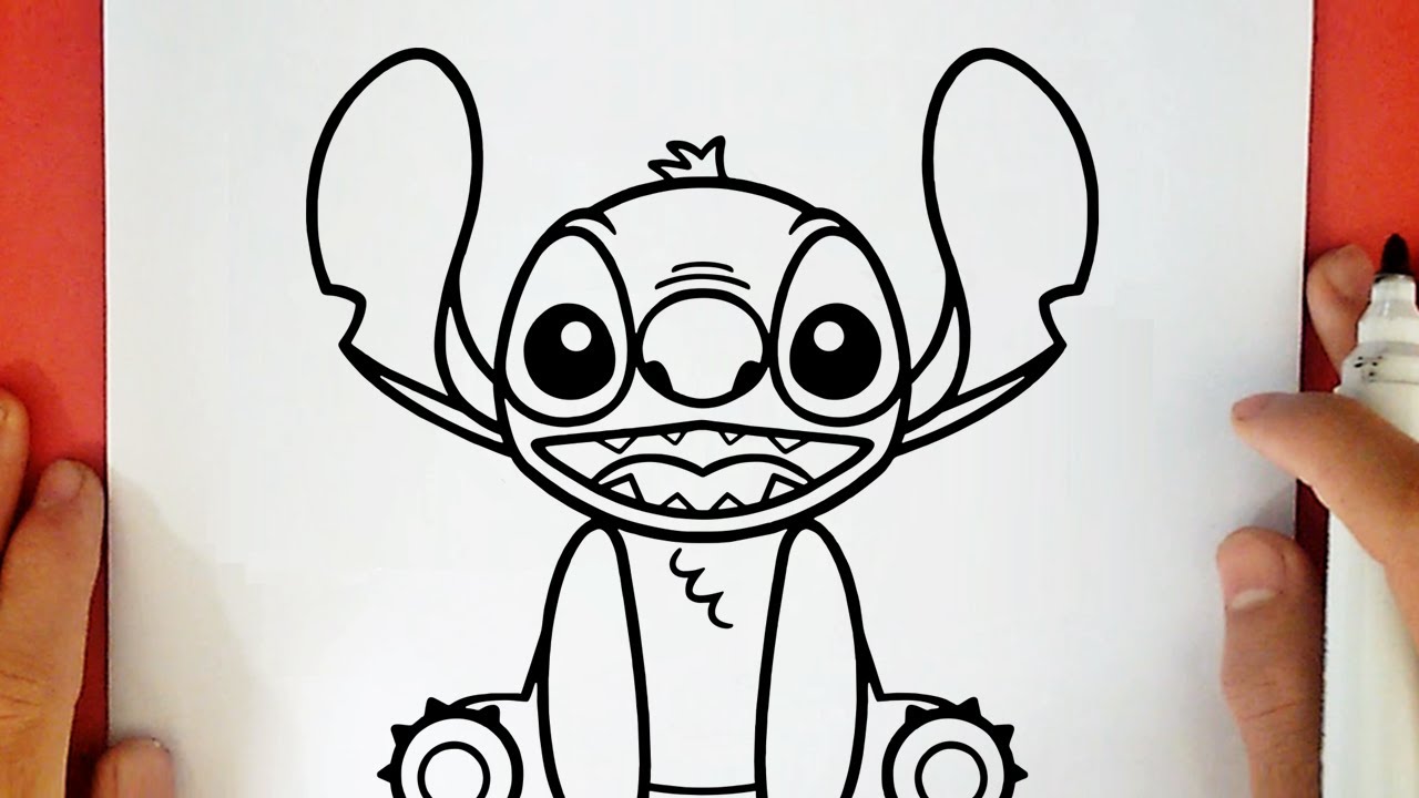 COME DISEGNARE STITCH (LILO E STITCH) - YouTube