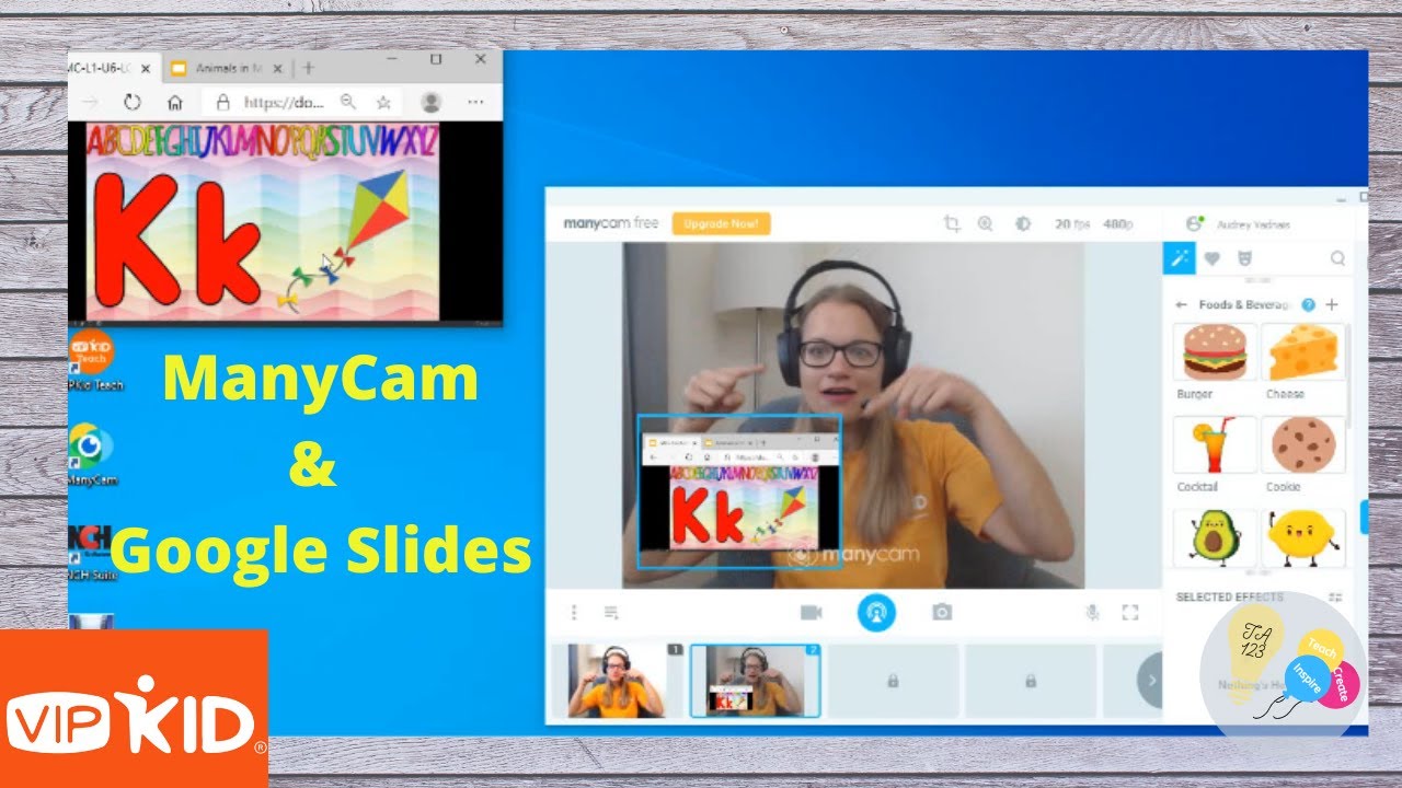 VIPKid Google slides & ManyCam for beginners - YouTube