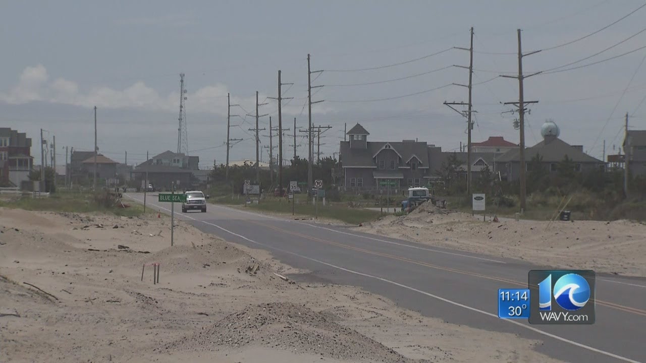 Work on Pea Island Bridge begins - YouTube