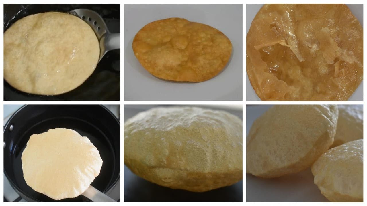 POORI RECIPE | HOW TO ROLL AND FRY POORI AT A TIME | PERFECT DOUGH FOR ...