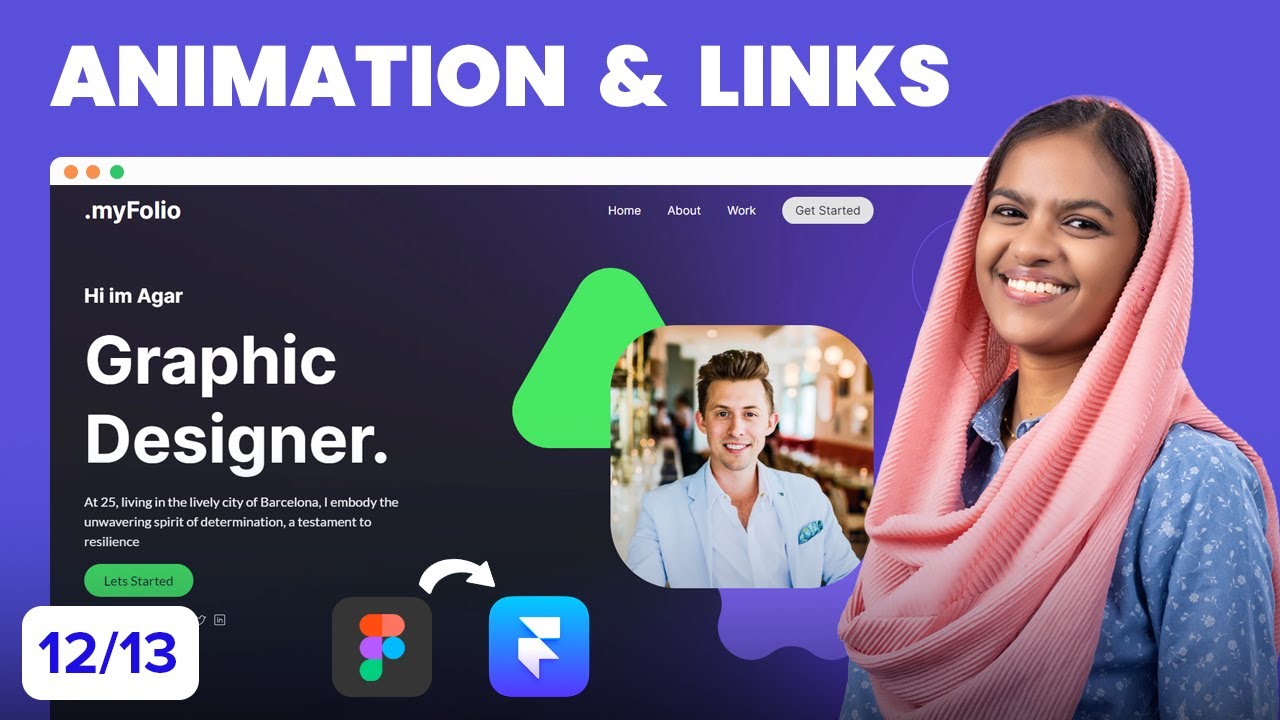 Introduction to Animations & Links | Free Framer Course | Part 12/13 ...