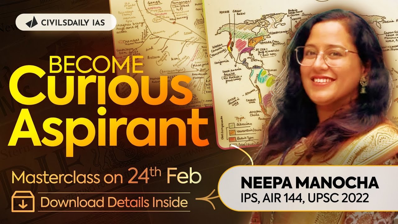 IPS, Neepa's *Curiosity-Driven Approach* to UPSC Prelims 2024 | Attend ...