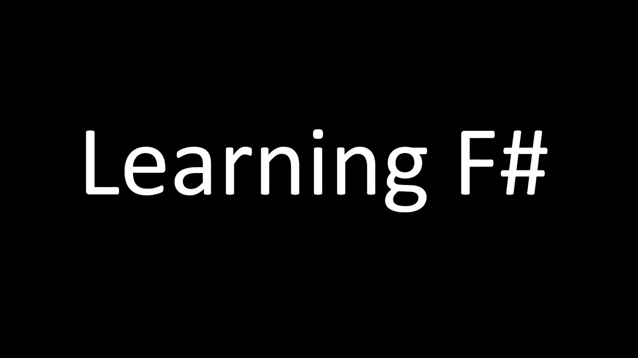 Resources for Learning F# - YouTube