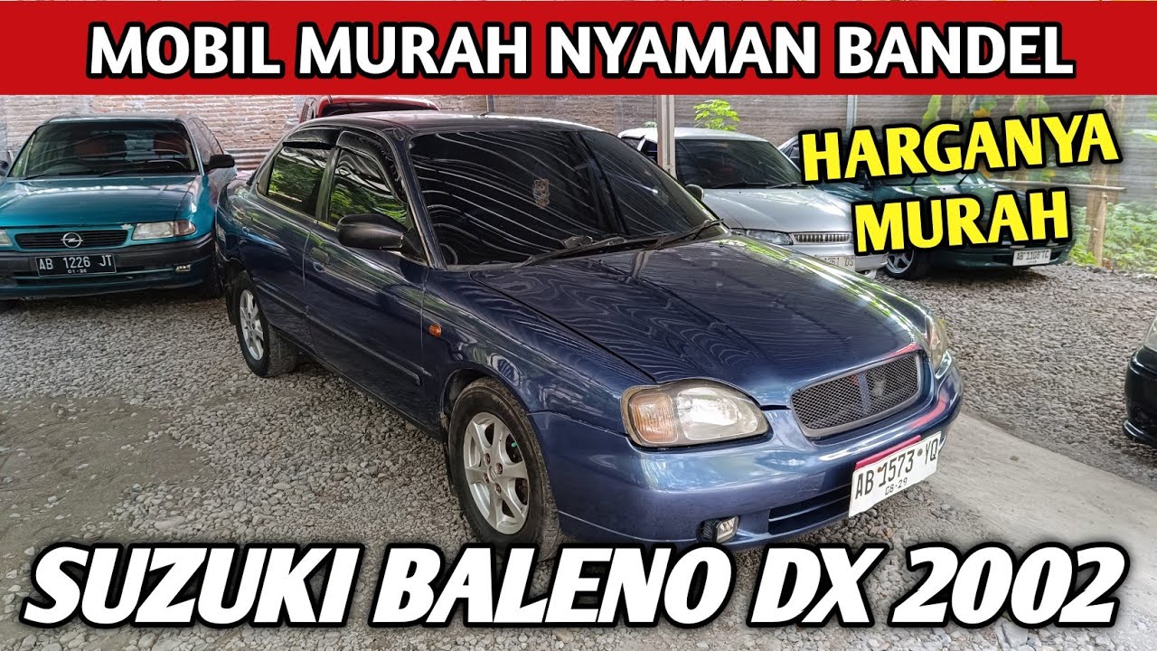 SUZUKI BALENO DX 2002 NYAMAN BANDEL IRIT BBM HARGANYA TINGGAL SEGINI ...