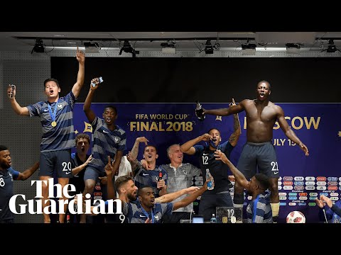 French players invade Didier Deschamps's press conference
