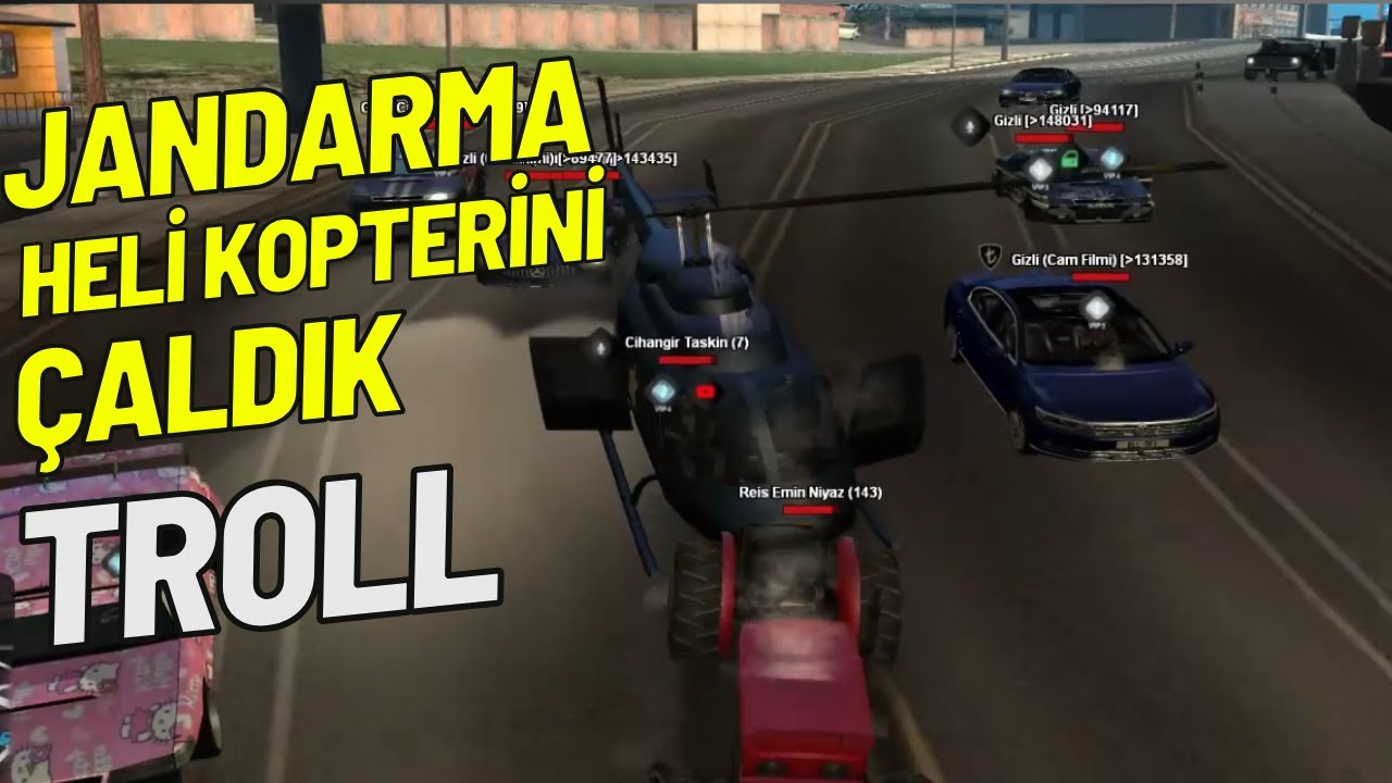 JANDARMA HELİKOPTERİNİ ÇALDIK (MTA TROLL) - YouTube