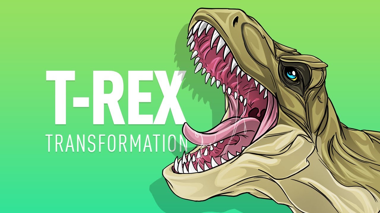 T-Rex Transformation - YouTube