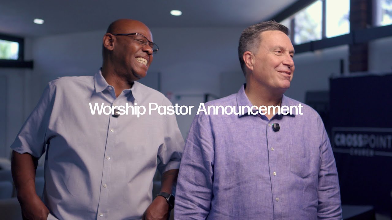 Worship Pastor Announcement - YouTube
