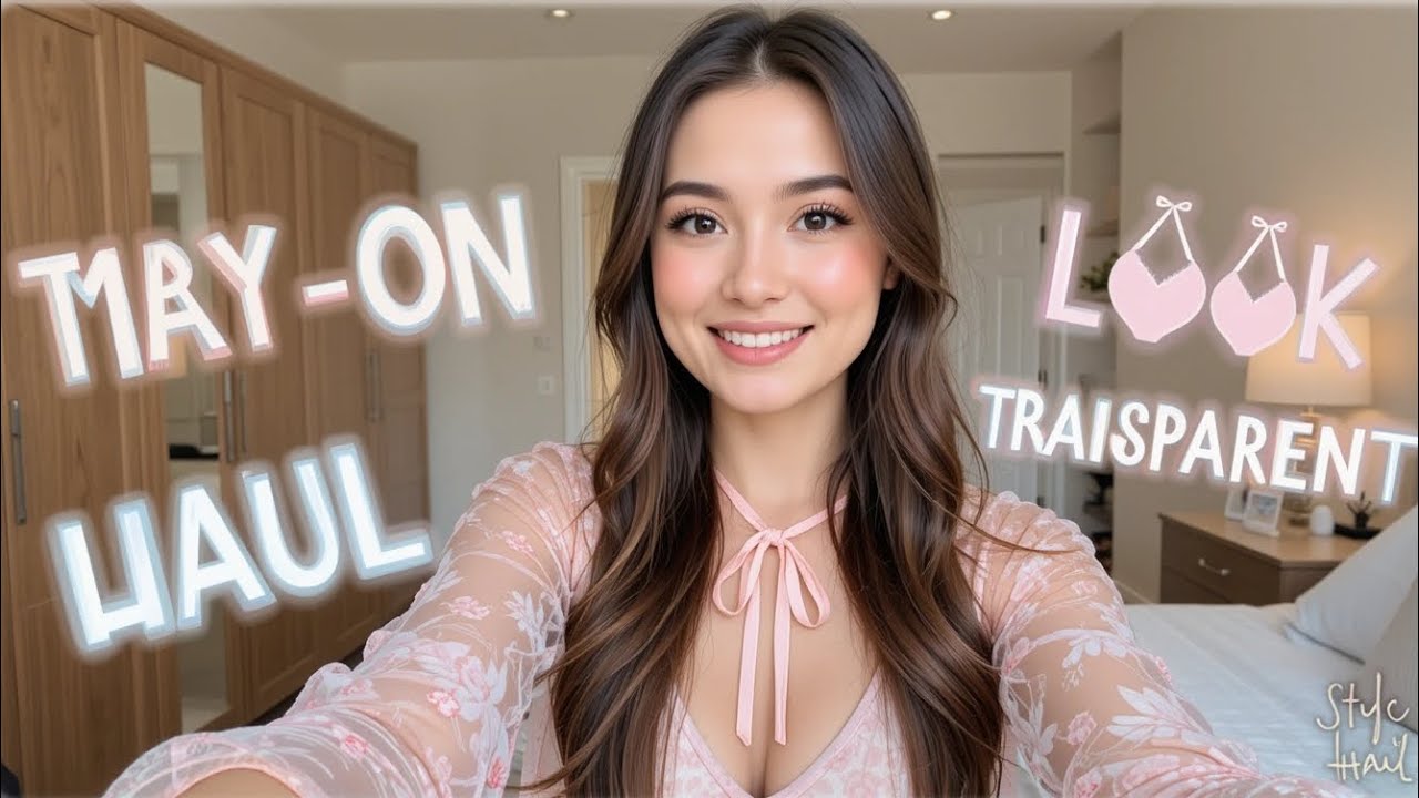 [4k] Transparent Try On Haul | Fashion And Beauty Forever - YouTube