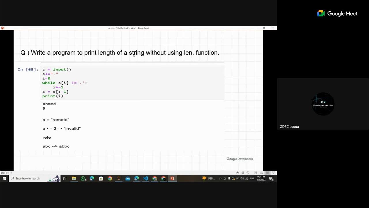 session2 machine learning Bootcamp - YouTube