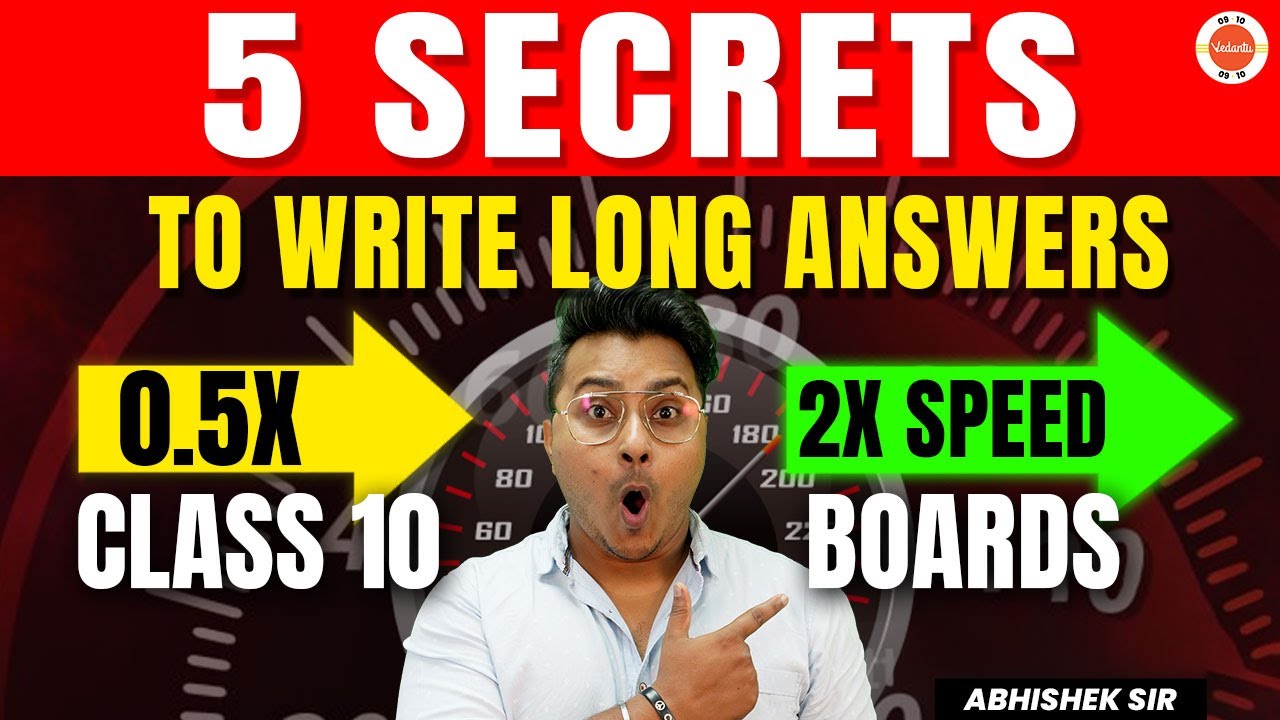 How to Write LONG ANSWERS FAST🤔 | 5 Secrets🤫 to Write LONG ANSWERS ...