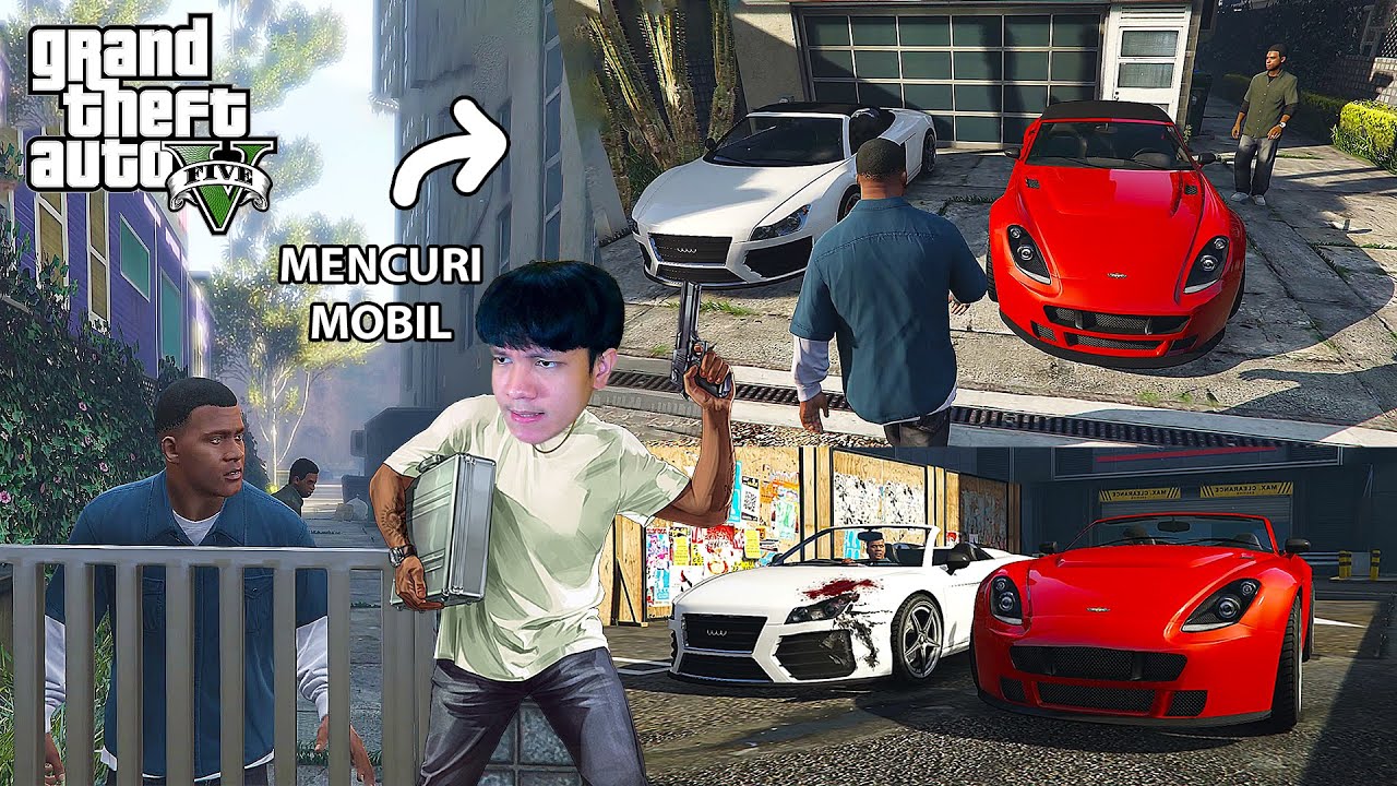 GTA 5 MENCURI MOBIL | Grand Theft Auto V - YouTube