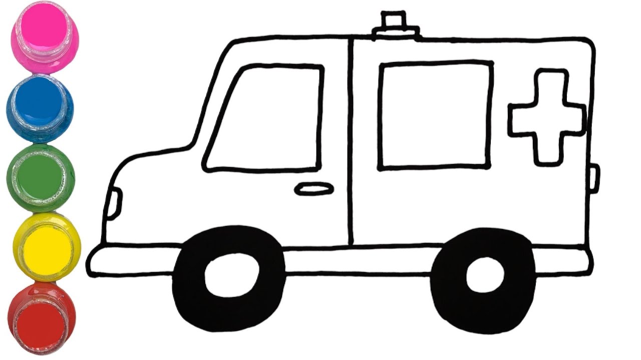 How to draw Ambulance | Step by step | Drawing | Painting #119 - YouTube