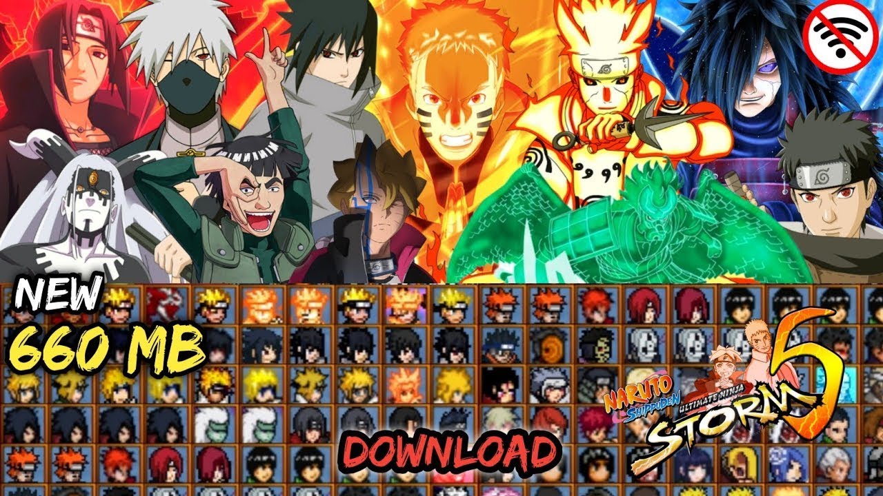 New Naruto Ultimate Ninja Storm 5 Mugen Game Android Offline - YouTube