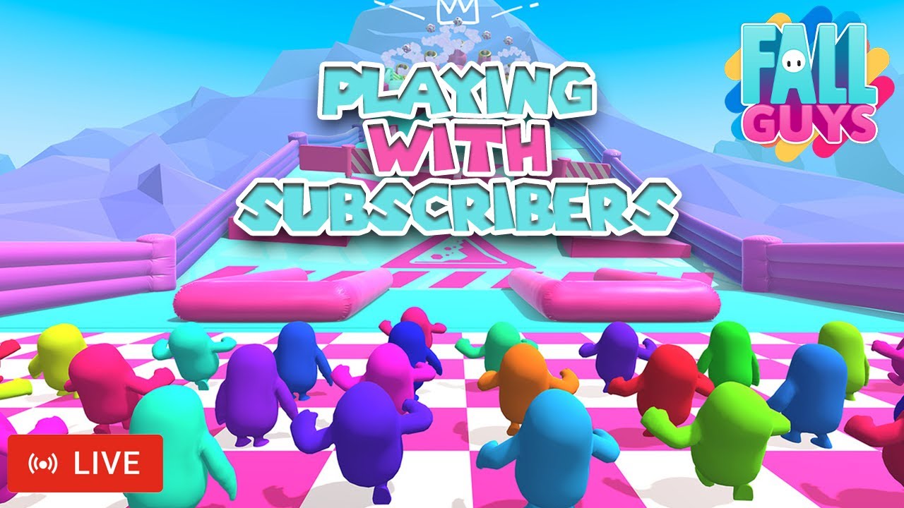 Playing Fall Guys With Subscribers -Copycat Live- - YouTube