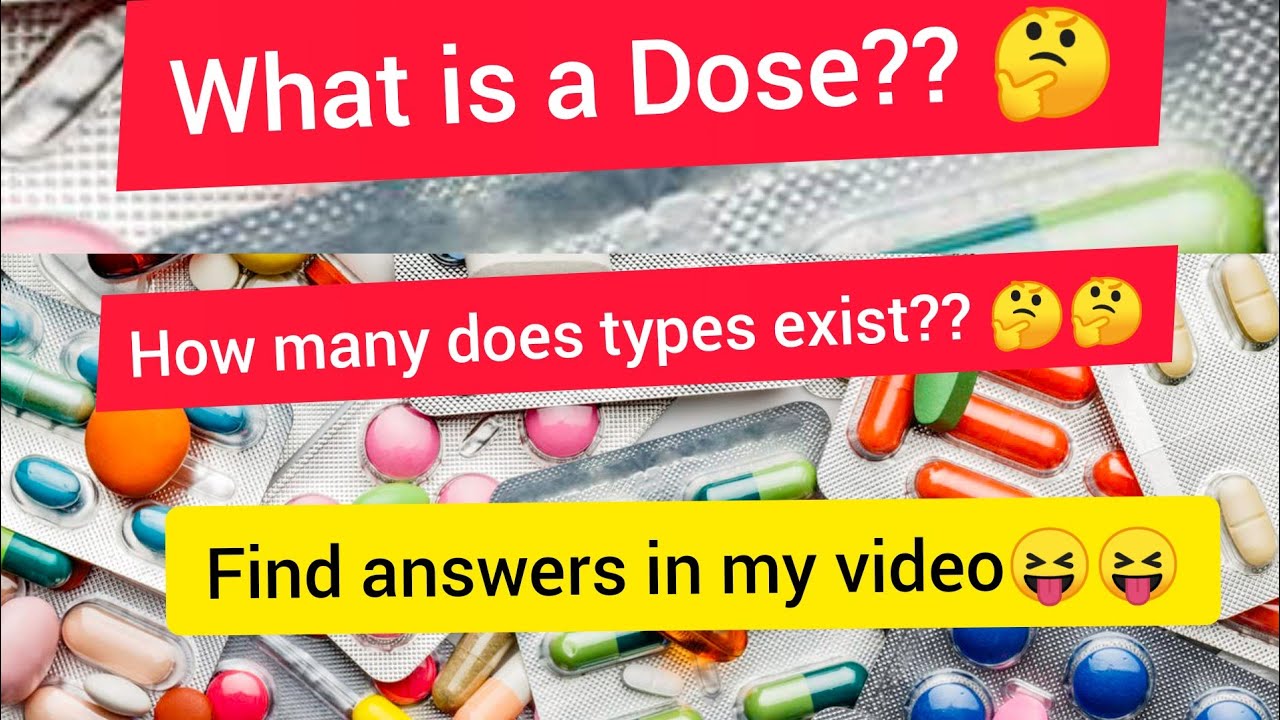 Dose , Dose types and unit#zoology #biology #health #trending # ...