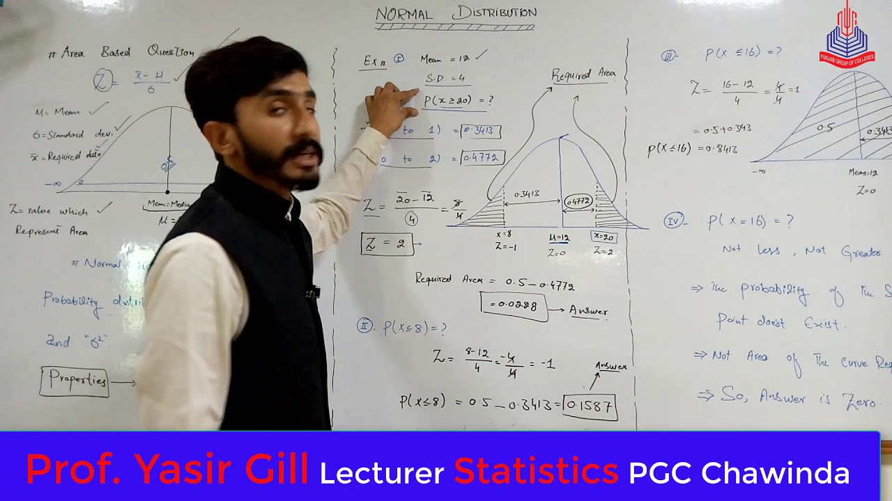 Statistics ICS Part I (Normal Distribution) - YouTube