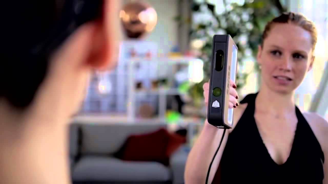 Sense 3D scanner - YouTube