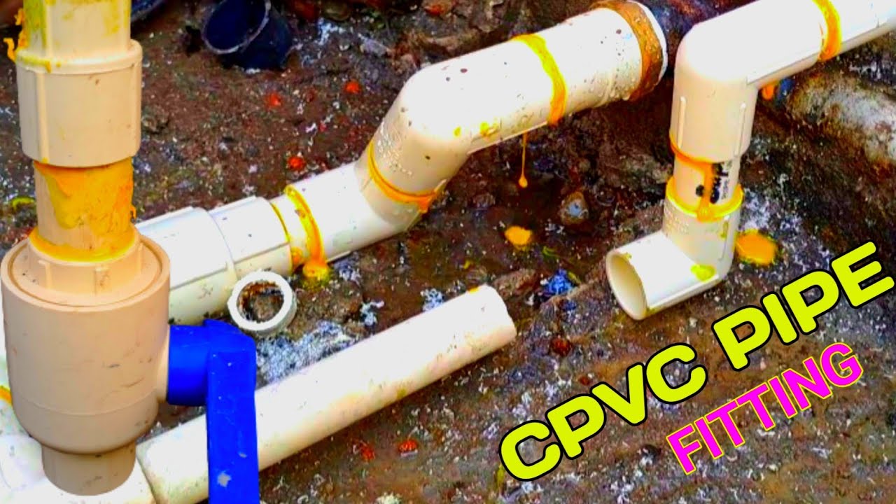 WATER TANK PIPELINE FITTING NEW CPVC PIPE.Ak TECHNICAL.. - YouTube
