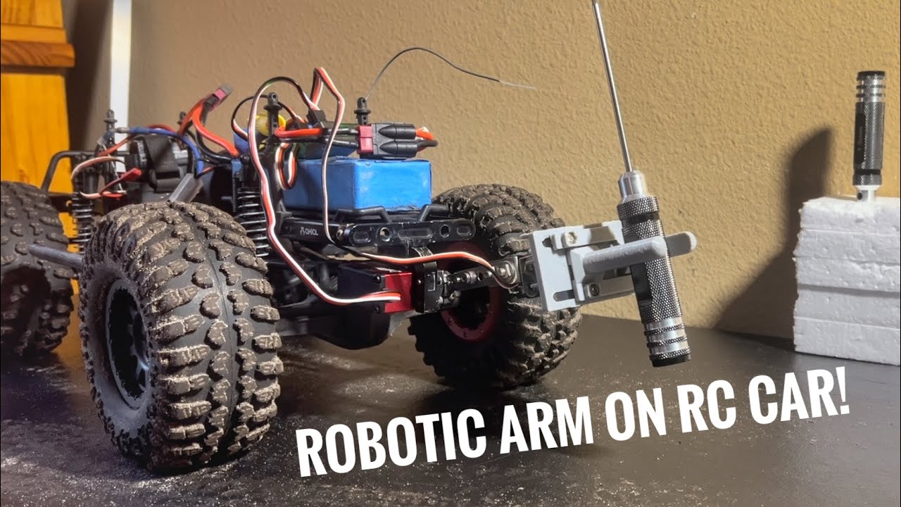 Radio Controled Pincher Arm on RC Car! - YouTube