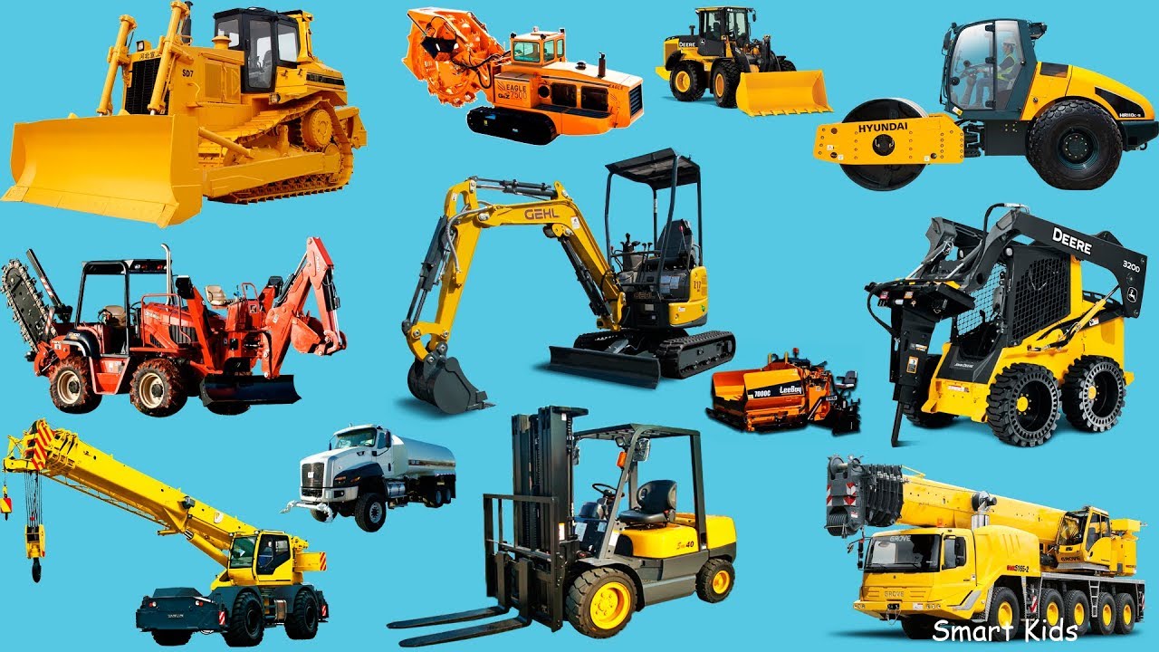Learn Construction Vehicle Names in English 🚧 | Can You Say Them All? 🔊 ...