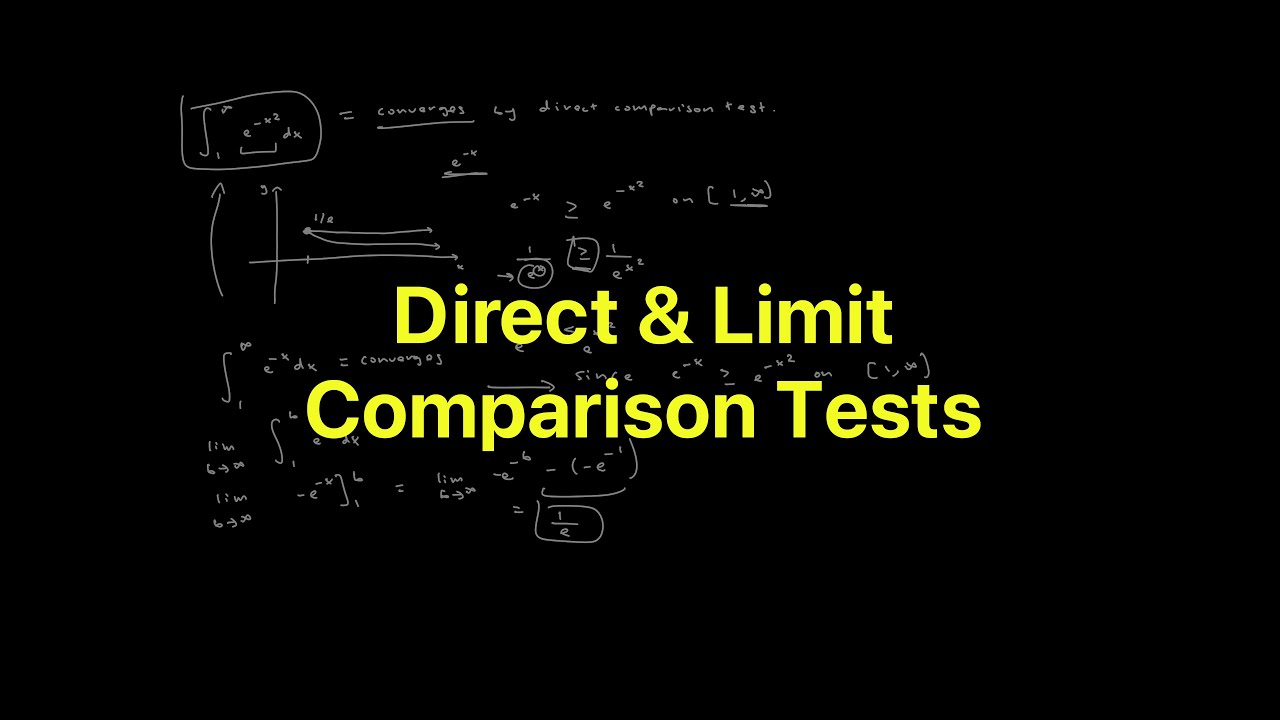 Limit Comparison Test & Direct Comparison Test for Integrals - YouTube