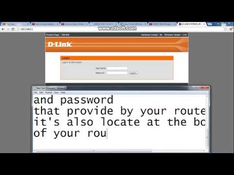 How to set up a wifi password for your D link - YouTube