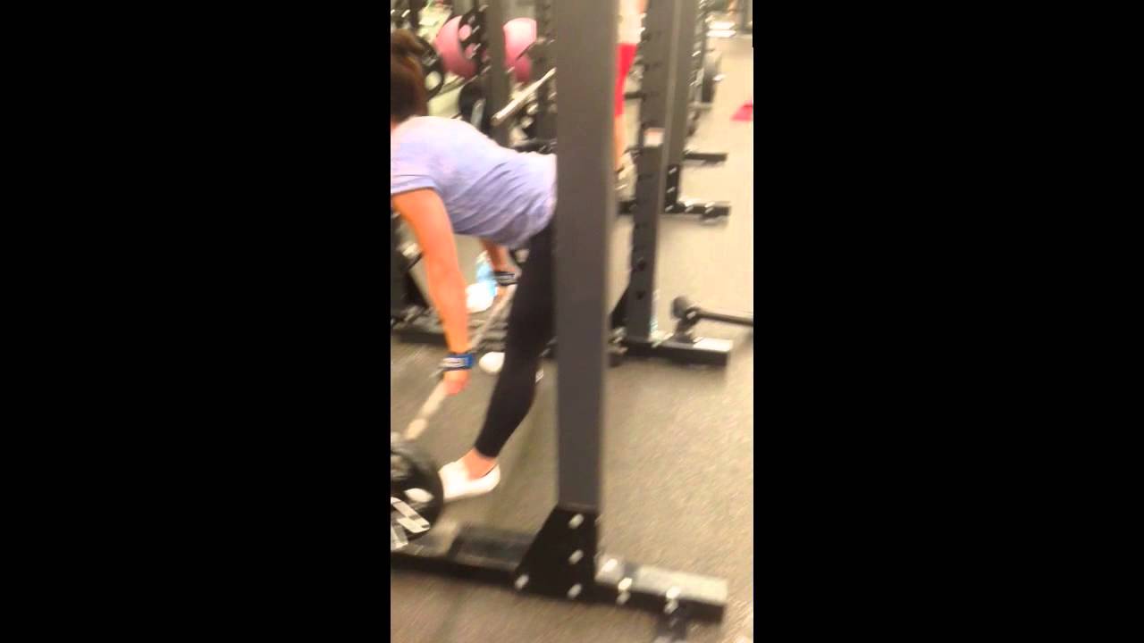 Randi Kennedy Fitness - BB Sumo/Wide stance Romanian Deadlift - YouTube