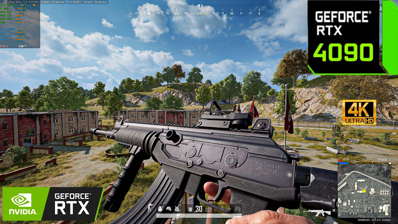 PUBG: RTX 4090 24GB ( 4K Ultra Graphics ) - YouTube