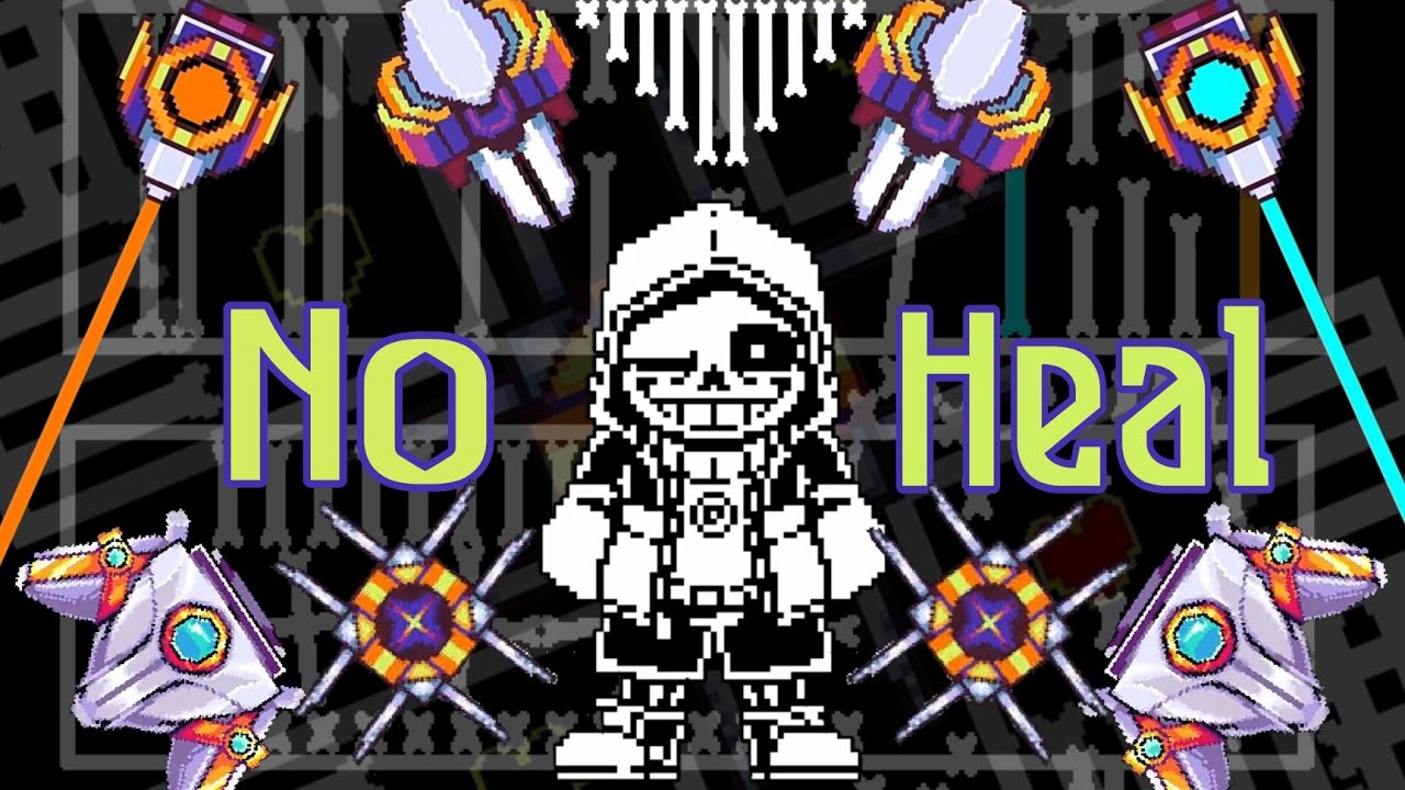 [No Heal] NexteraTale Sans fight - phase 1 - YouTube