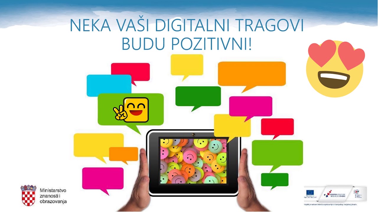 Informatika, 1. r. OŠ - Moj digitalni trag - YouTube