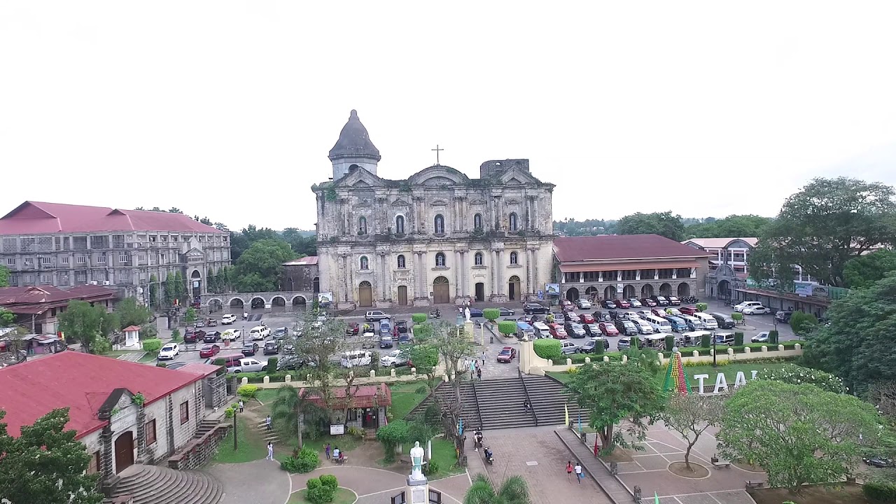 TAAL ANCIENT CHURCH AERIAL DRONE VIDEO/teves marly90 - YouTube