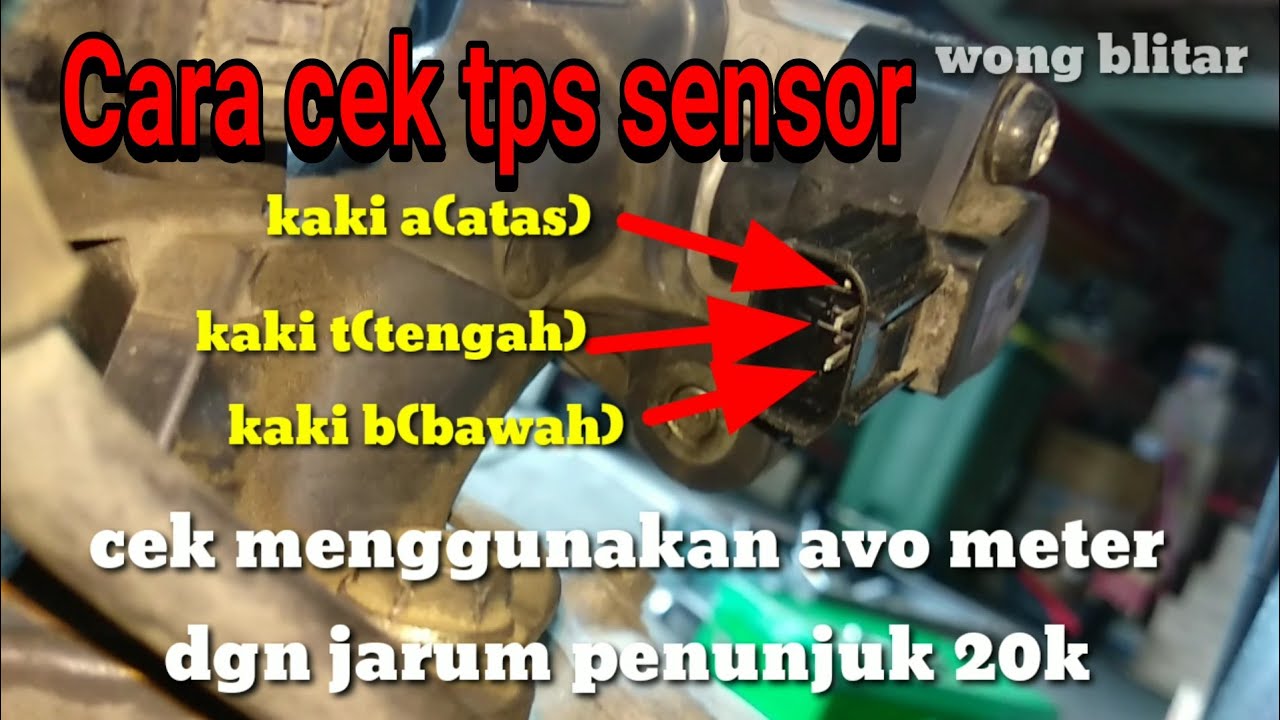 Cara cek tps sensor - YouTube