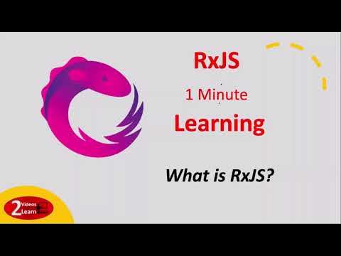 RxJS 1 Minute Learning - What is RxJS - Episode 1 - YouTube