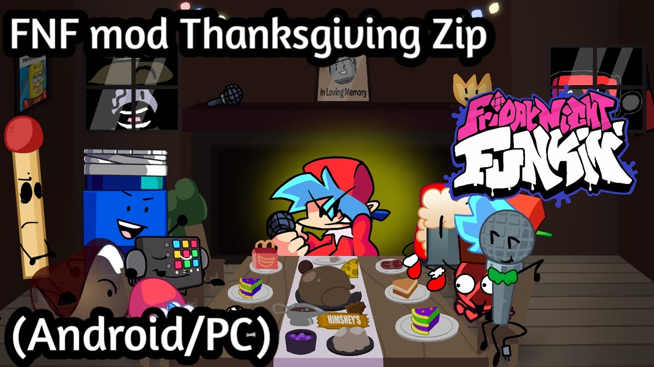 FNF mod Thanksgiving Android zip - YouTube