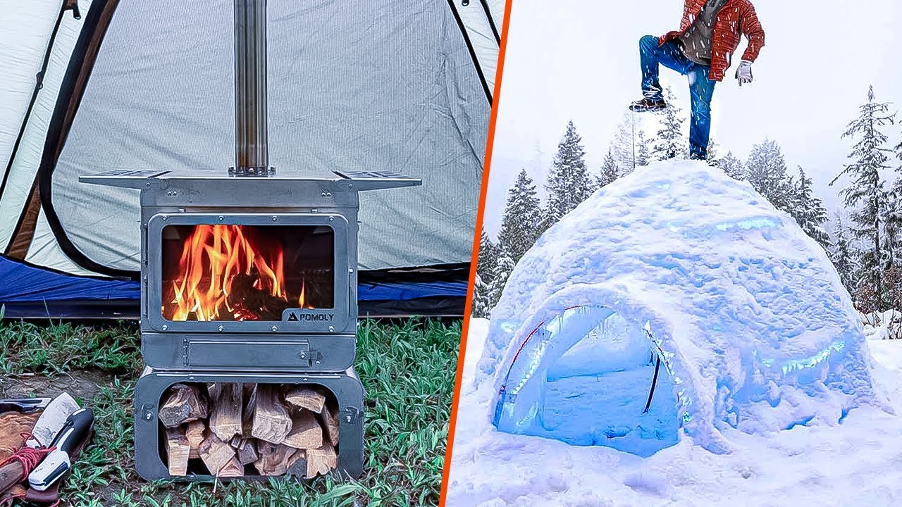 Next Level Winter Camping Inventions - YouTube