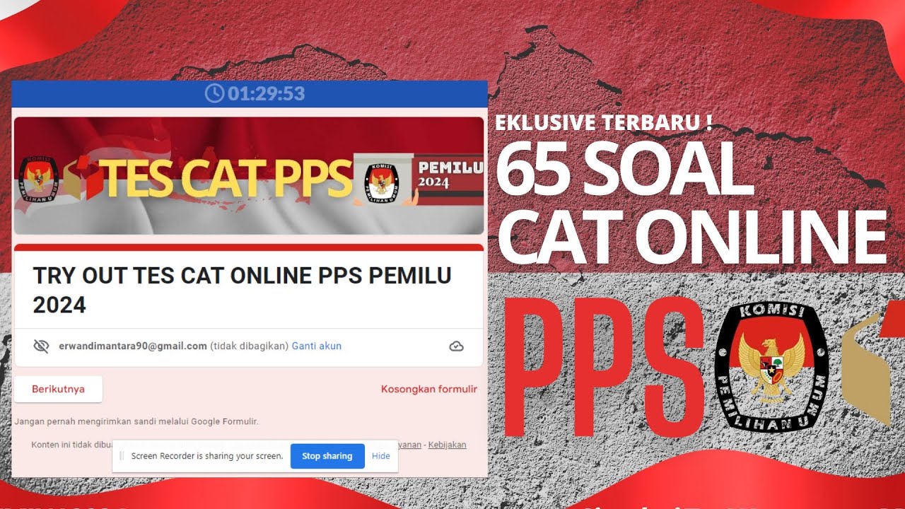 Simulasi Try Out Tes CAT PPS | 65 Soal CAT Online - YouTube