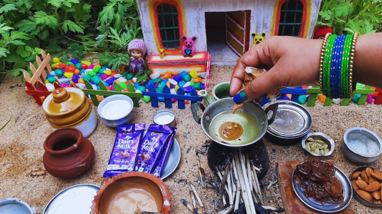 Miniature Chocolate Jalebi Recipe | Dairymilk Chocolate Jalebi | Sweet ...