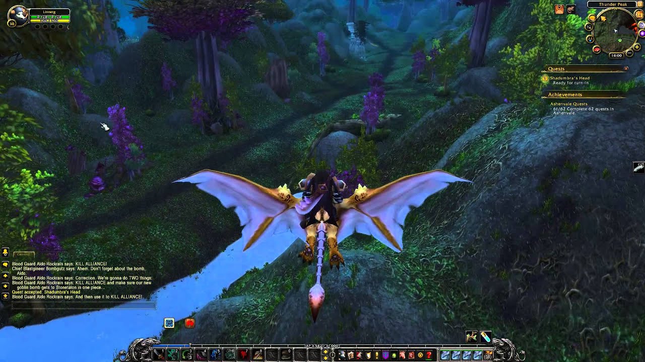 Shadumbra's Head Quest Playthrough - Ashenvale - YouTube