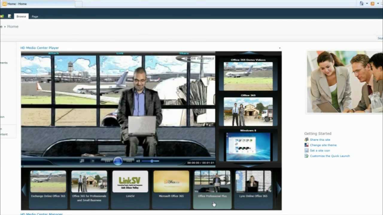 HD Media Center for SharePoint 2010 - YouTube