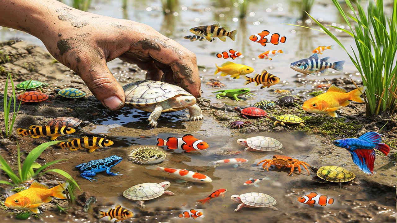 ASMR | The Most Relaxing Catch & Release Video | 100+ Tiny Creatures - YouTube