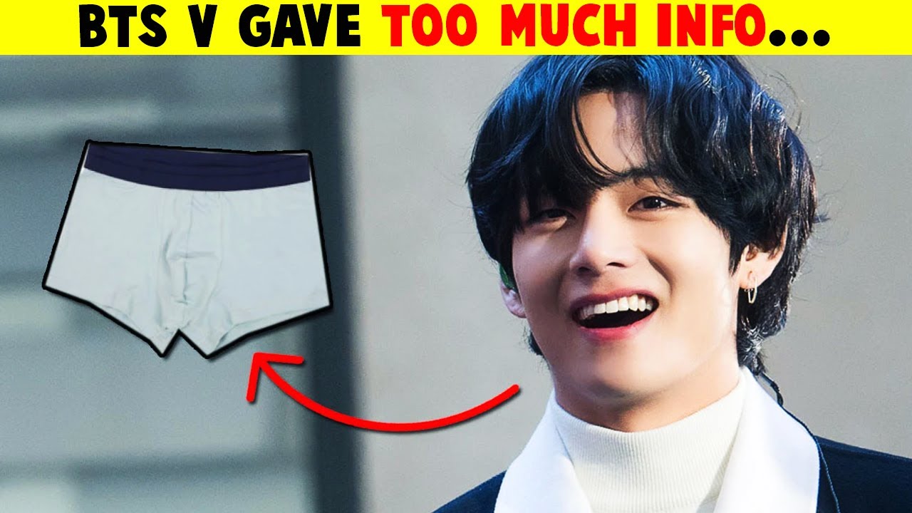 BTS V Gave ARMY Way Too Much Info About BTS’s Underwear... - YouTube